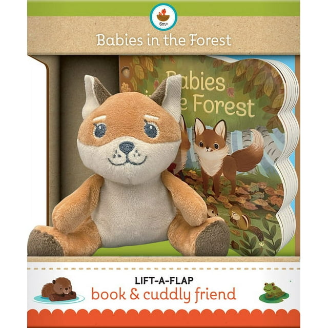 Children's Interactive Lift-A-Flap Board Book and Cuddly Plush Toy ...