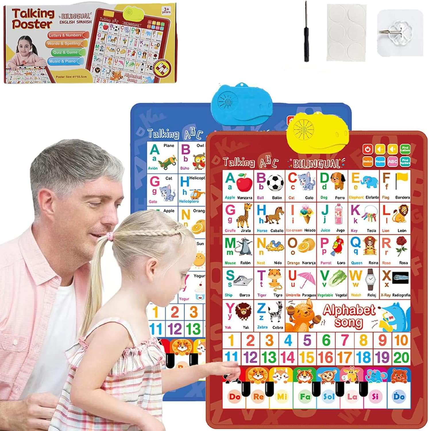 Children's Interactive Wall Art, New Style – English and Spanish ...