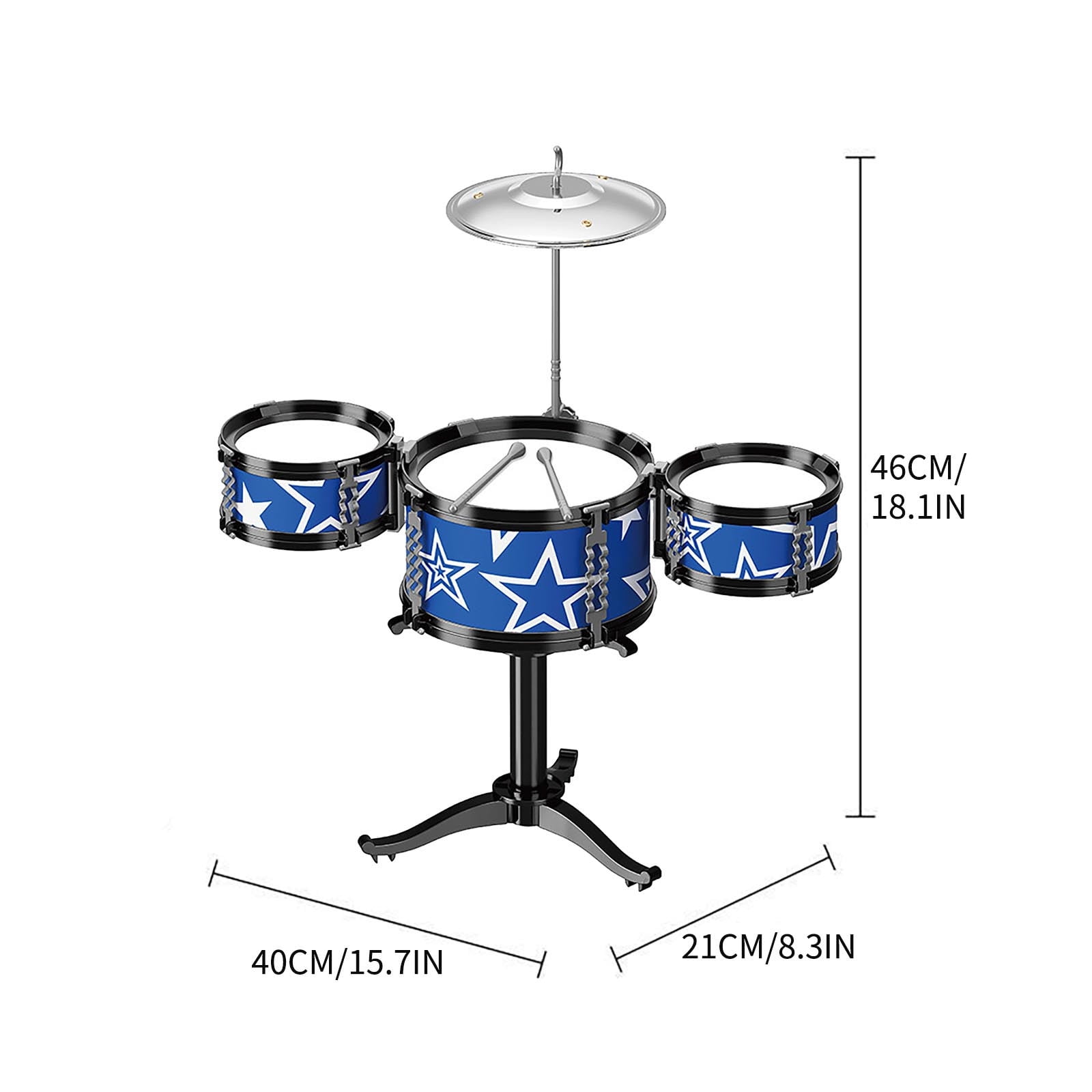 Children's Jazz Instrument, Kids Mini Jazz Drum Set, Children Musical ...