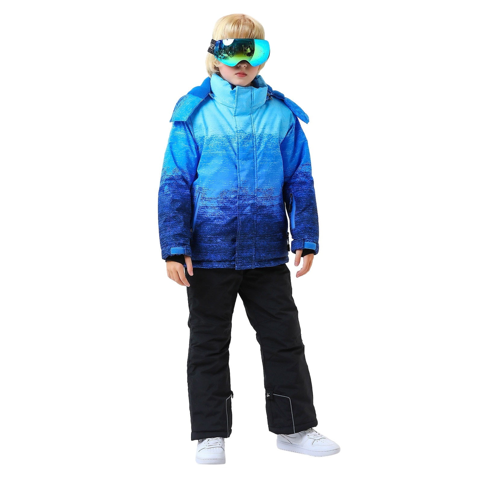 Children's Kid Ski Suit Pocket Jacket And Pants Winter Snowboarding ...
