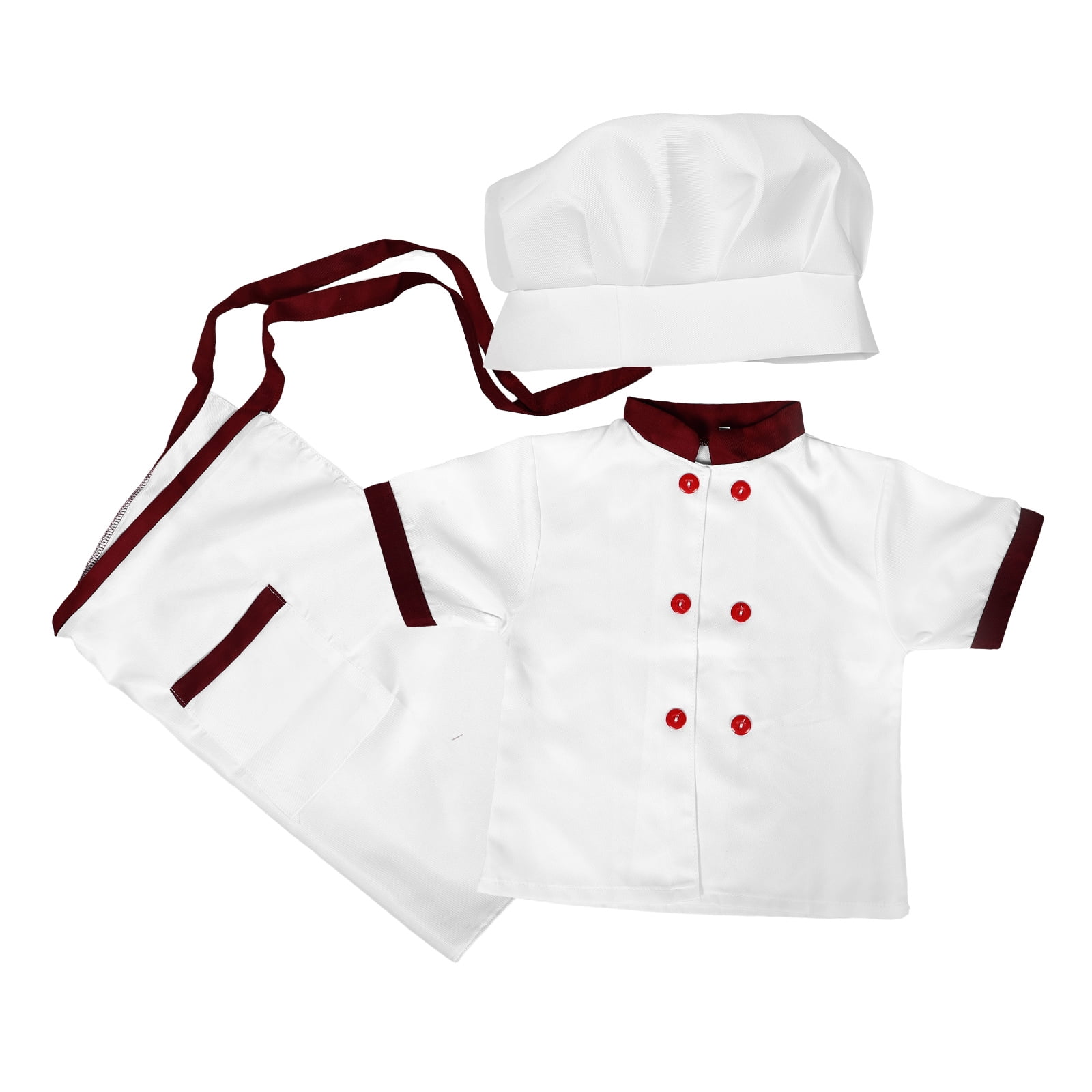 Children's Kids Cook Chef Coat Children Cooking Costume Chef Outfit ...