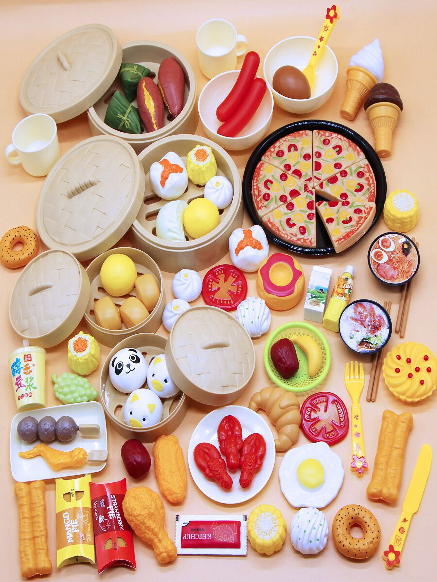 Children's Kitchen Steamer Steamer Bun Induction Cooker Set Artificial ...