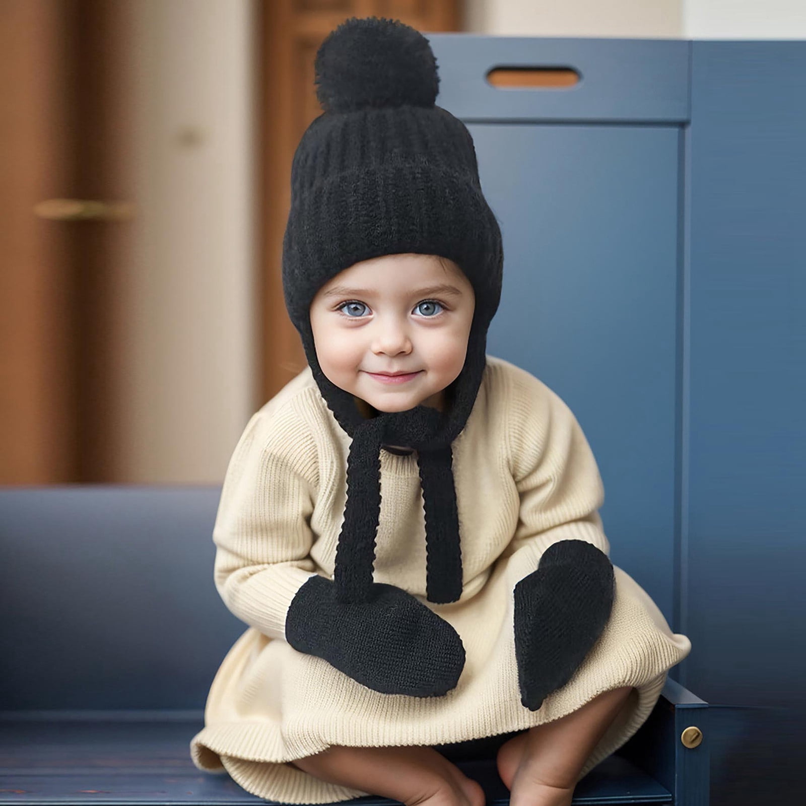 Children's For Knitted Knitted Hat Boys And And Warm Winter For Girls ...