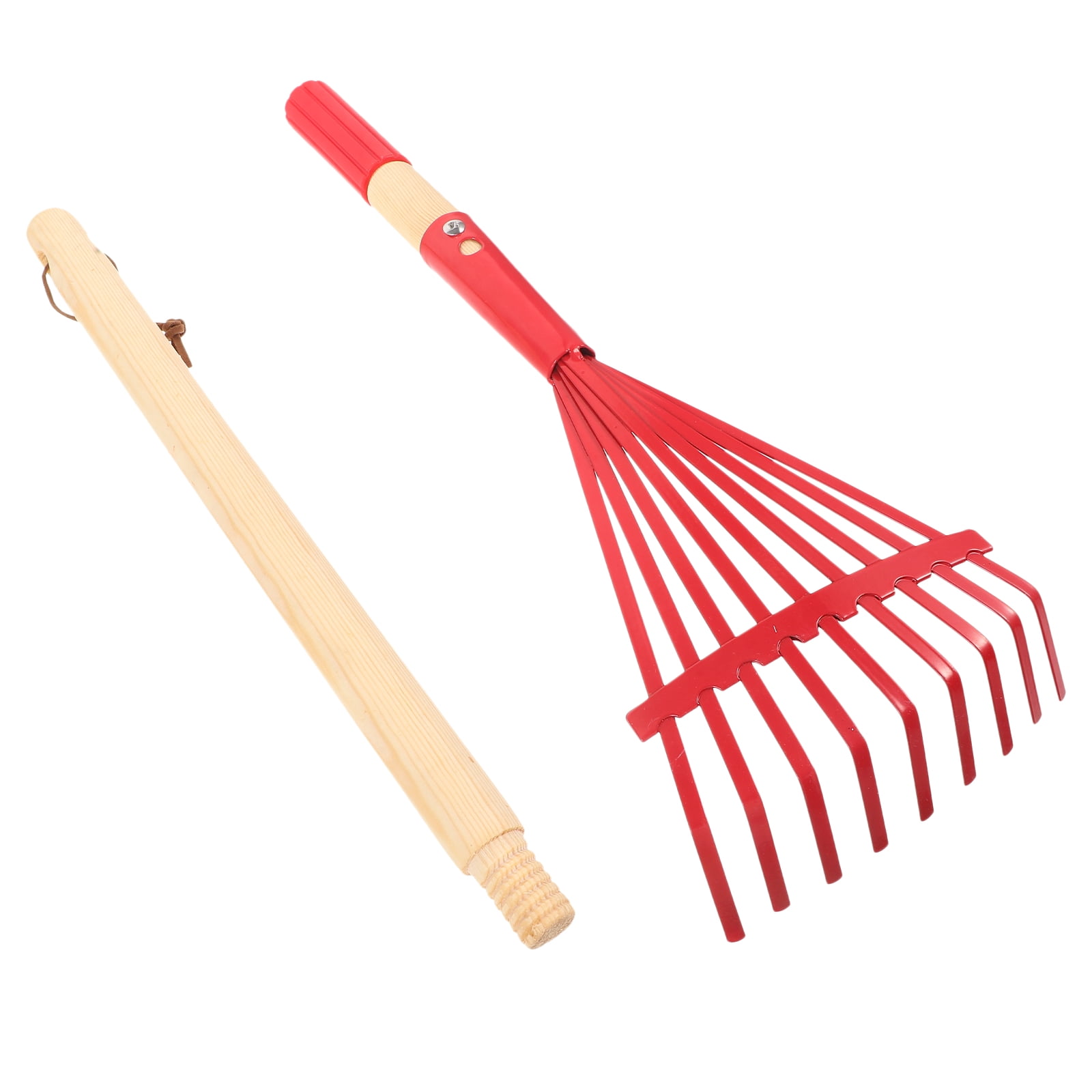 Children's Lawn Rake Tool Garden Rakes Metal Heavy Duty Gardeners Tools ...