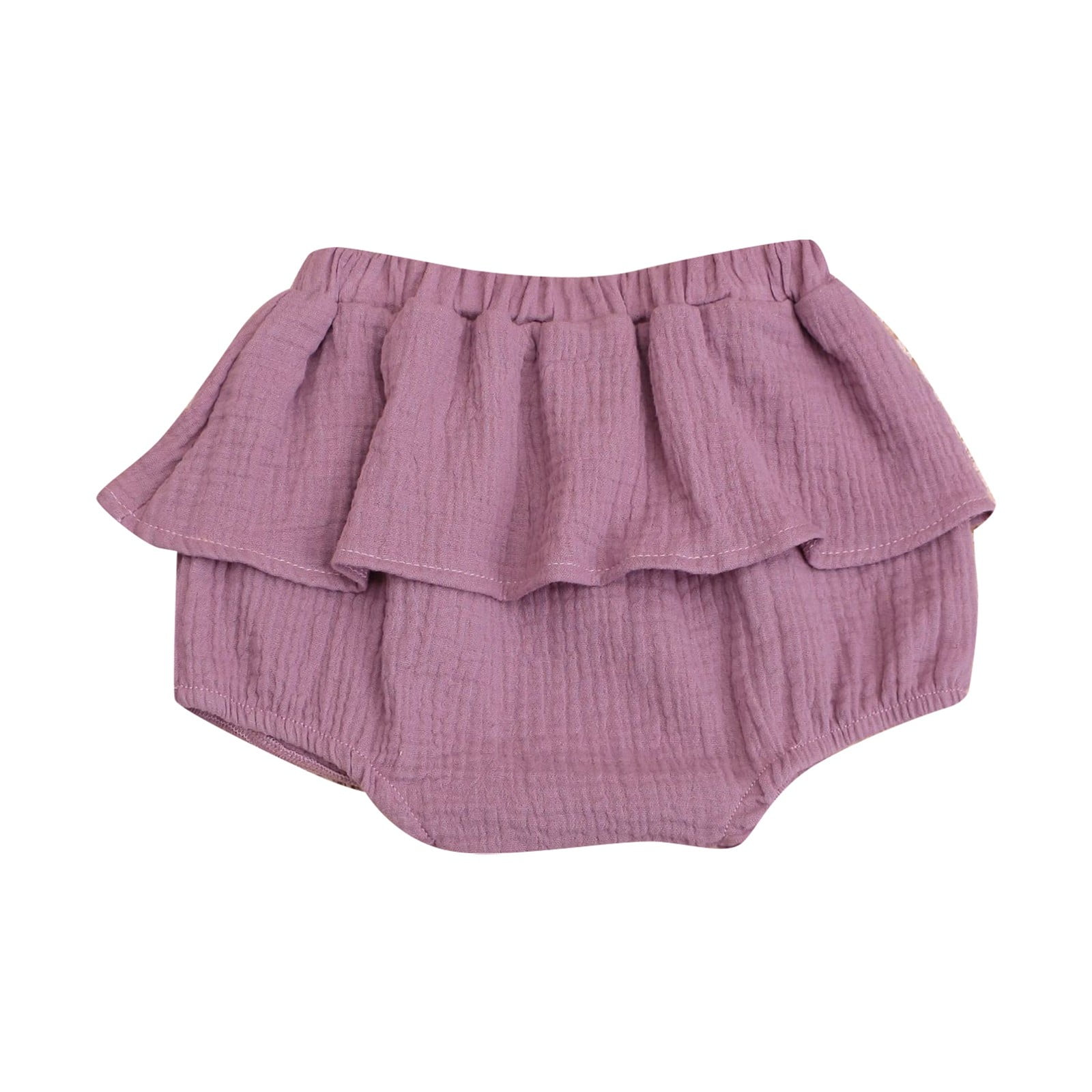 Children's Linen Blended Cute Flower Triangle Culottes Girls Midi And ...