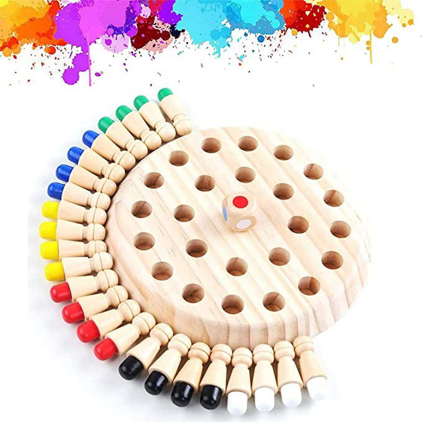 Children's Memory Chess, Kids Matchstick Chess, Color Matching Learning ...