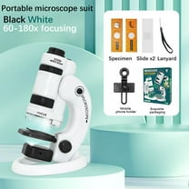 AmScope 120X-1200X Kids Beginner Microscope STEM Science Sets for ...