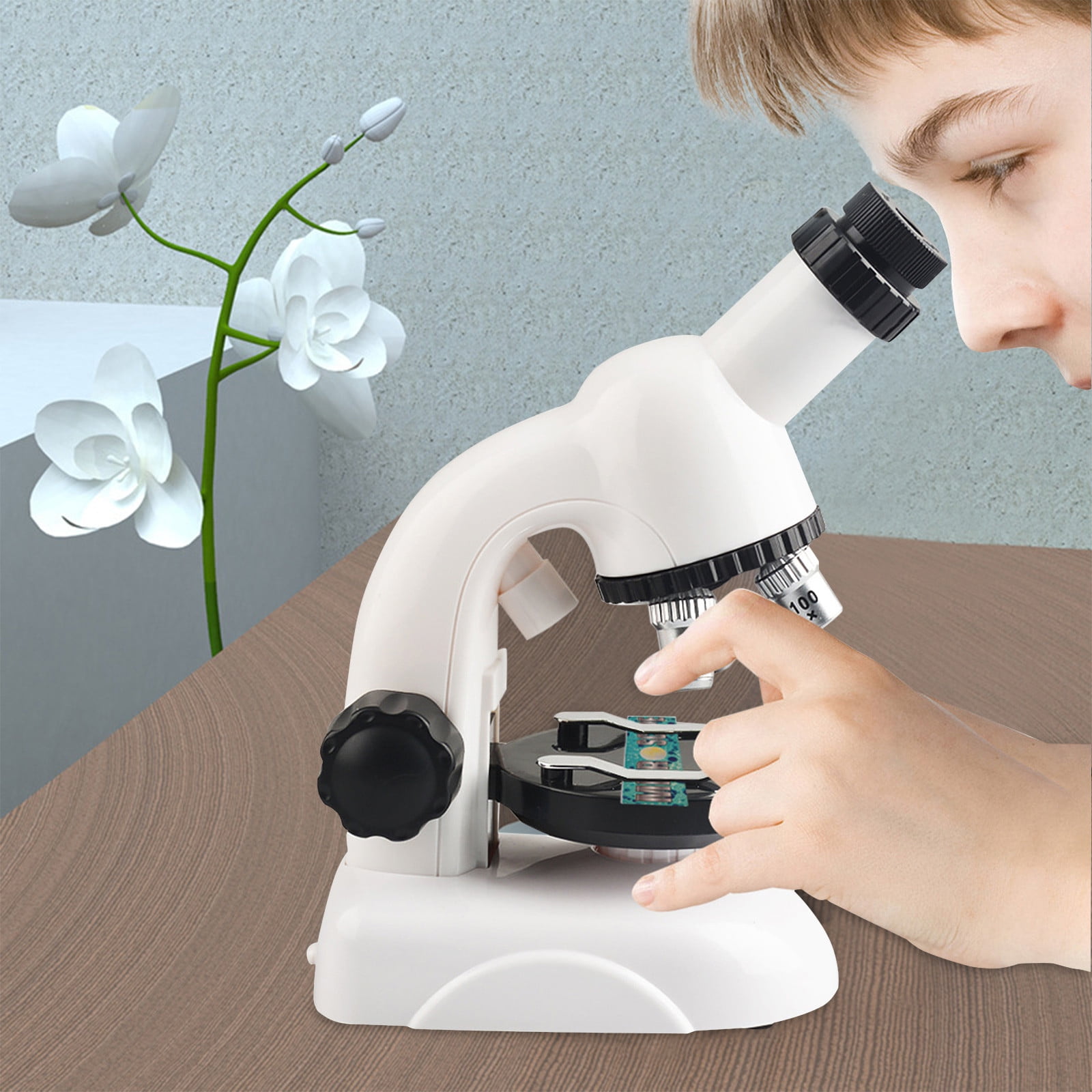 Children's Microscope Toddler Toys Fidget Toy Toys HD 1200 Times Toy ...
