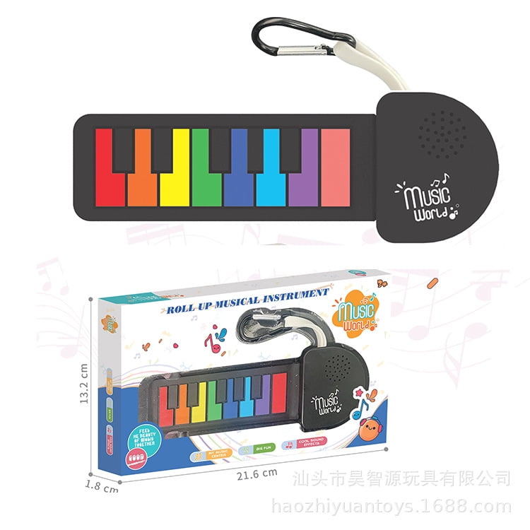 Children's Music Piano Toys Mini Silicone Electronic Piano Beginner ...