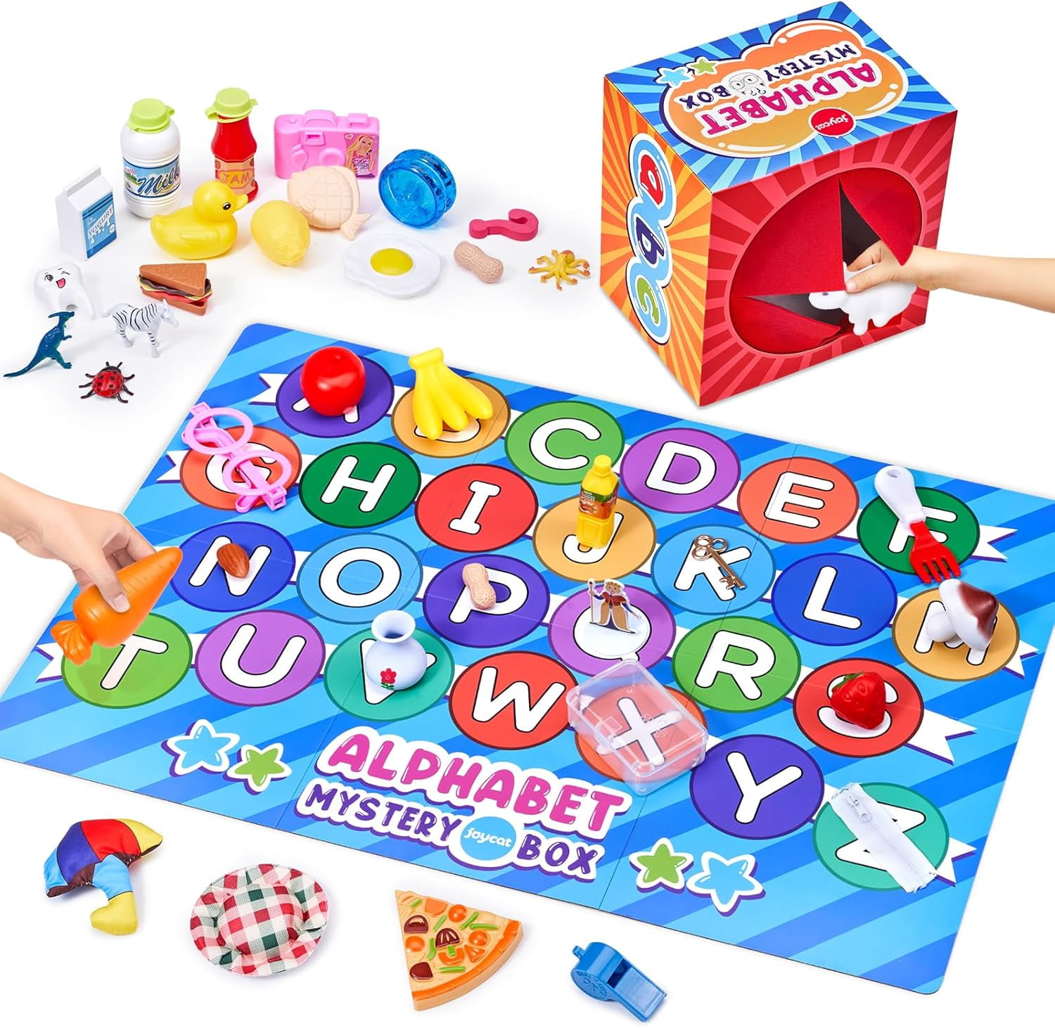 Children's Mysterious Letter Box: 26 pieces of letter classification ...