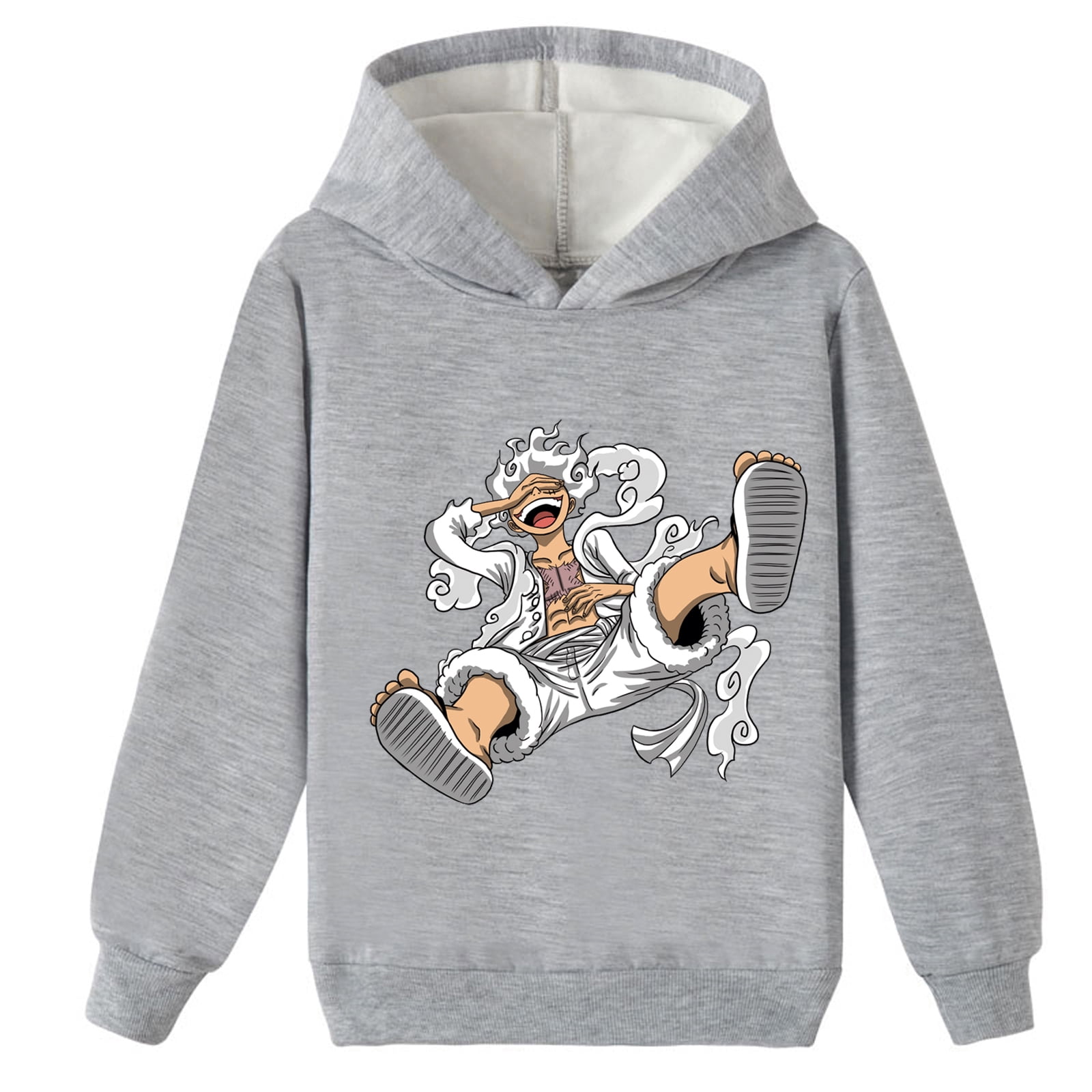 Children's One Piece Winter Warm Brushed Pullover Hoodie Long Sleeve ...