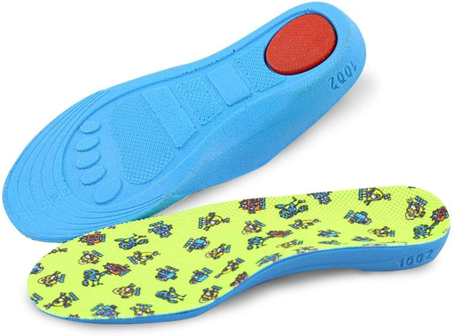 Children's Orthotic Insoles Kids Flat Feet Inserts for Medium Arch ...