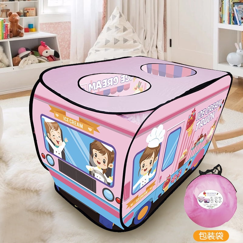 Children‘s Outdoor Toy Game House Tent Cartoon Bus Room Interactive ...