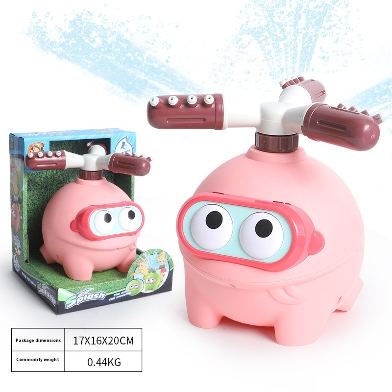 Children's Outdoor Water Spray Carousel Turtle Water Toy Garden Beach ...