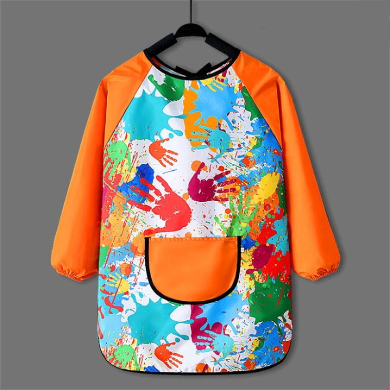 Children's Painting Waterproof Long Sleeved Cover Kindergarten Art ...