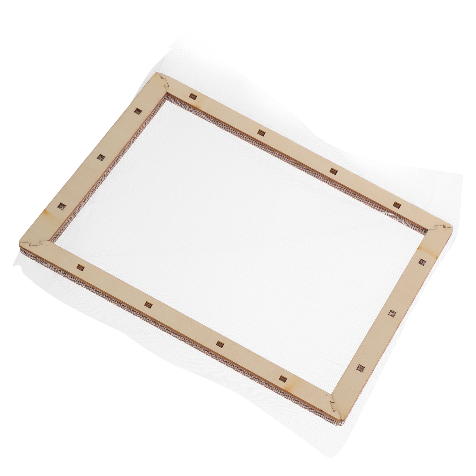 Children's Paper Making Box Papercraft Supplies Mesh Frame For DIY Kit ...