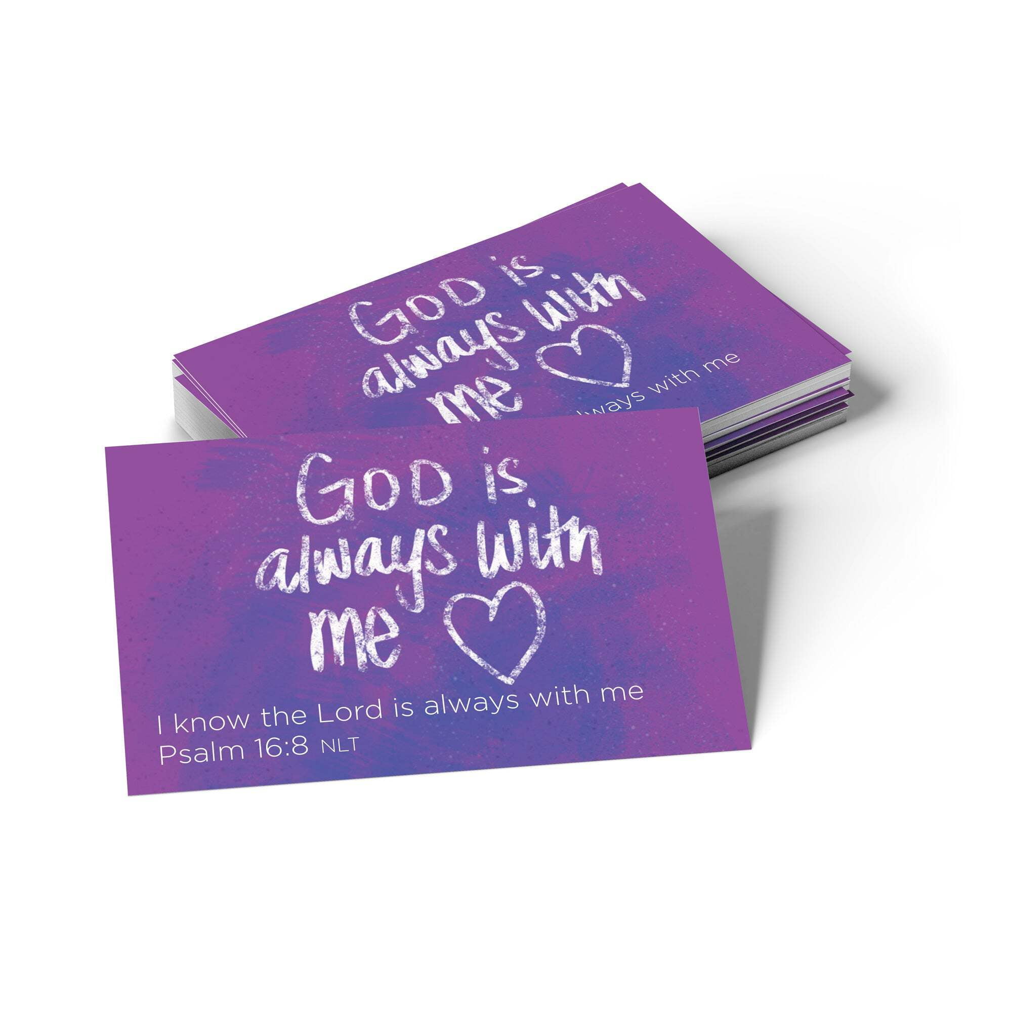 Children's Pass Along Scripture Cards - God is Always With Me, Pack of ...