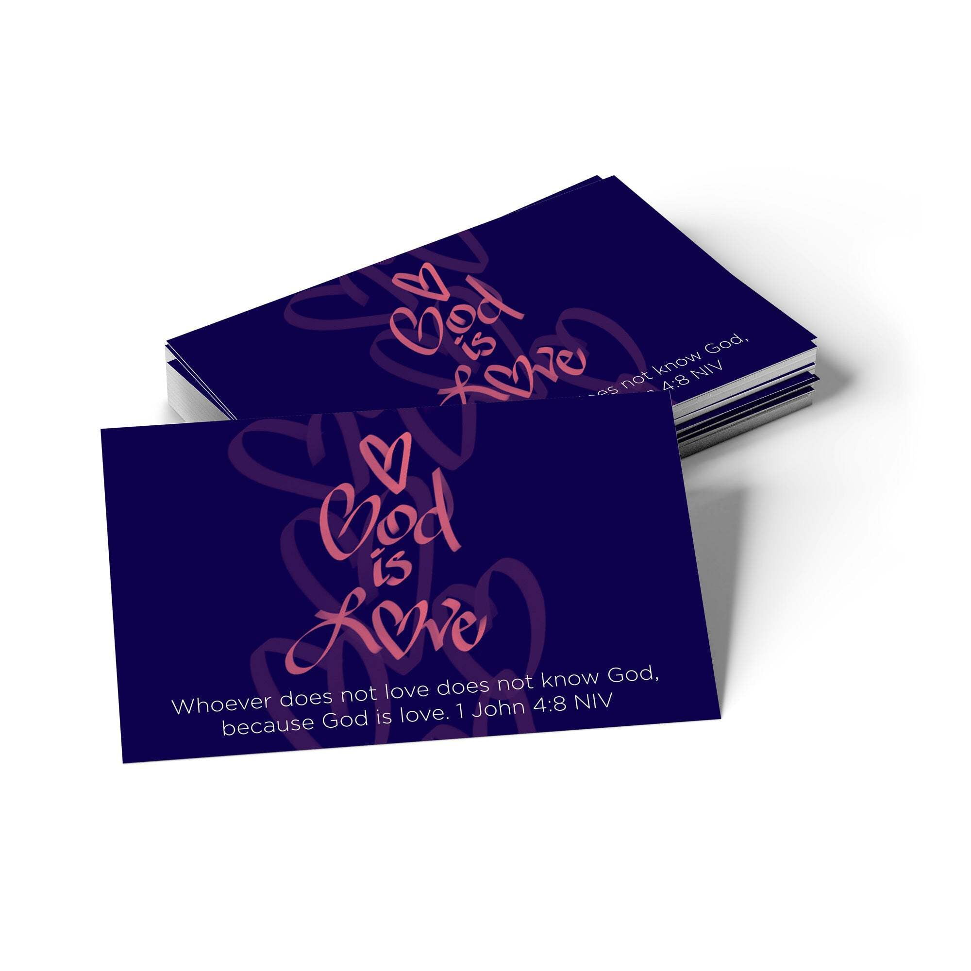 Children's Pass Along Scripture Cards - God is Love, Pack of 25 ...