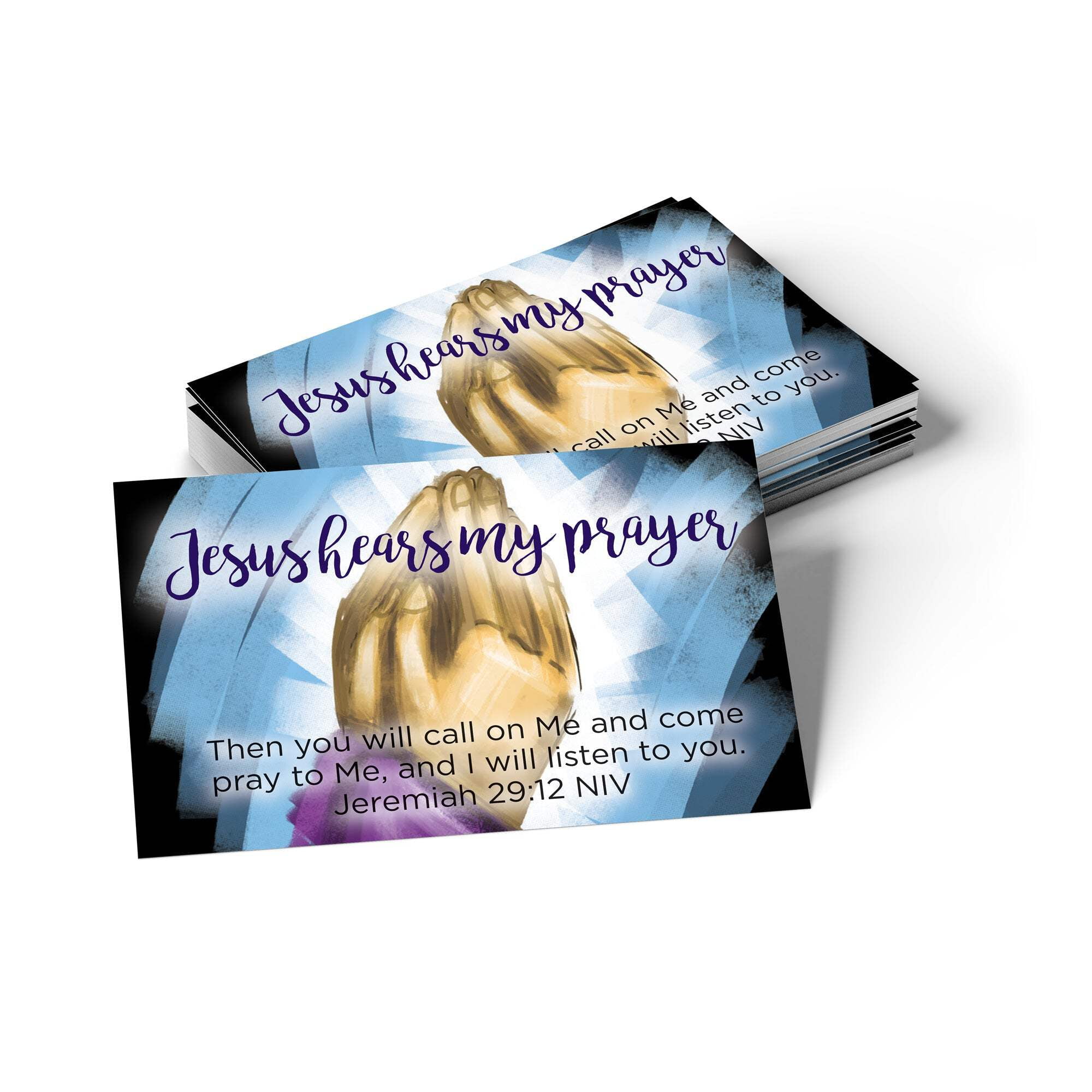 Children's Pass Along Scripture Cards - Jesus Hear My Prayer, Pack of ...
