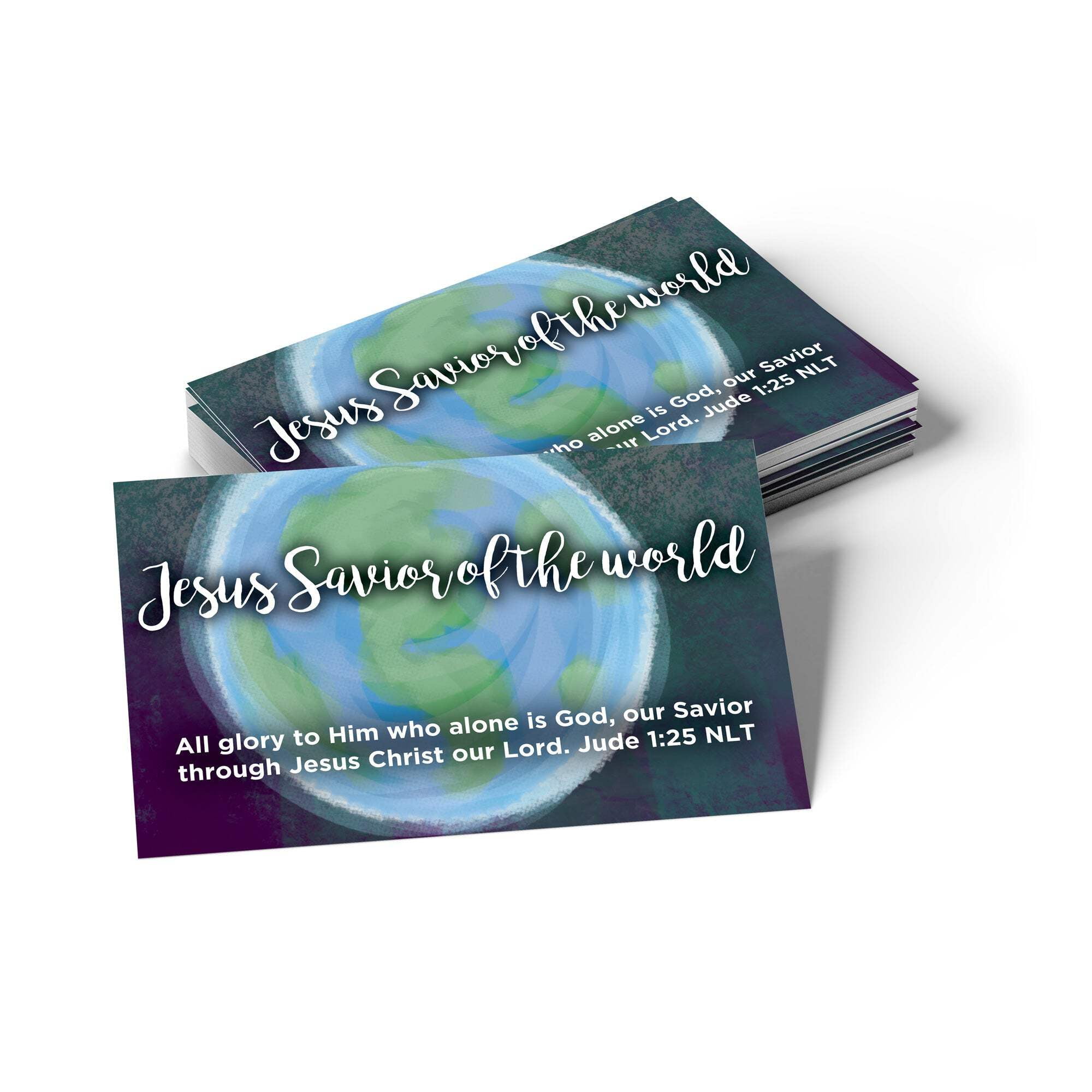 Children's Pass Along Scripture Cards - Jesus, Savior of the World ...