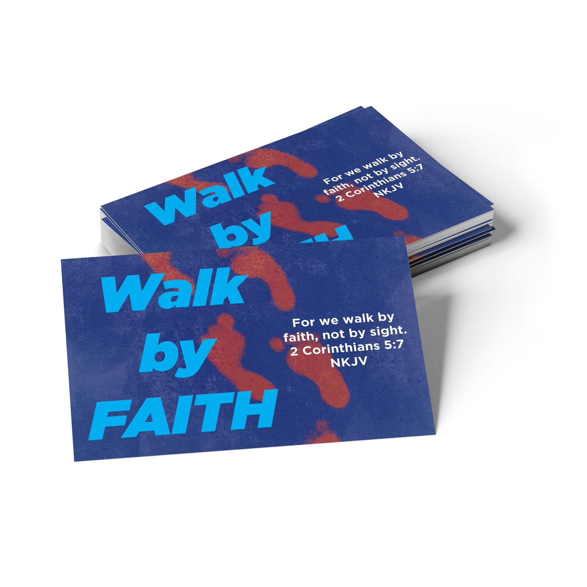 Children's Pass Along Scripture Cards - Walk by Faith, Pack of 25 ...