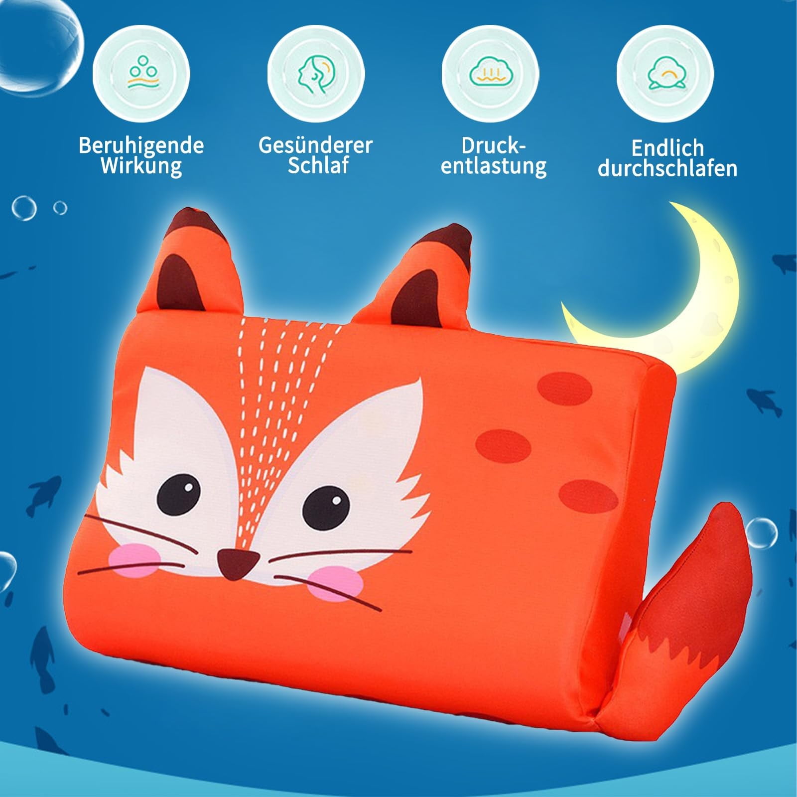 Children's Pillow for Healthy Sleep & Children's Cushion Breathable and ...