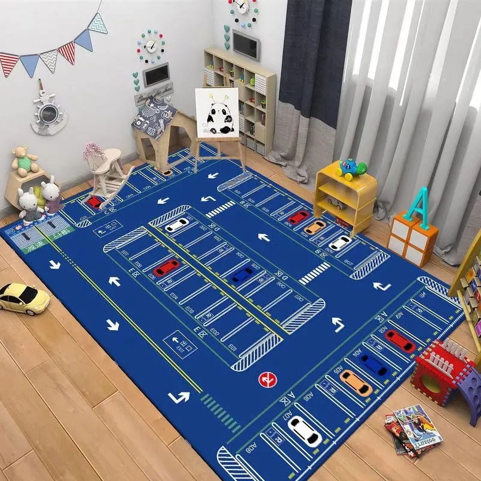 Children's Play Carpets Carpet for Living Room Big Size Traffic Route ...