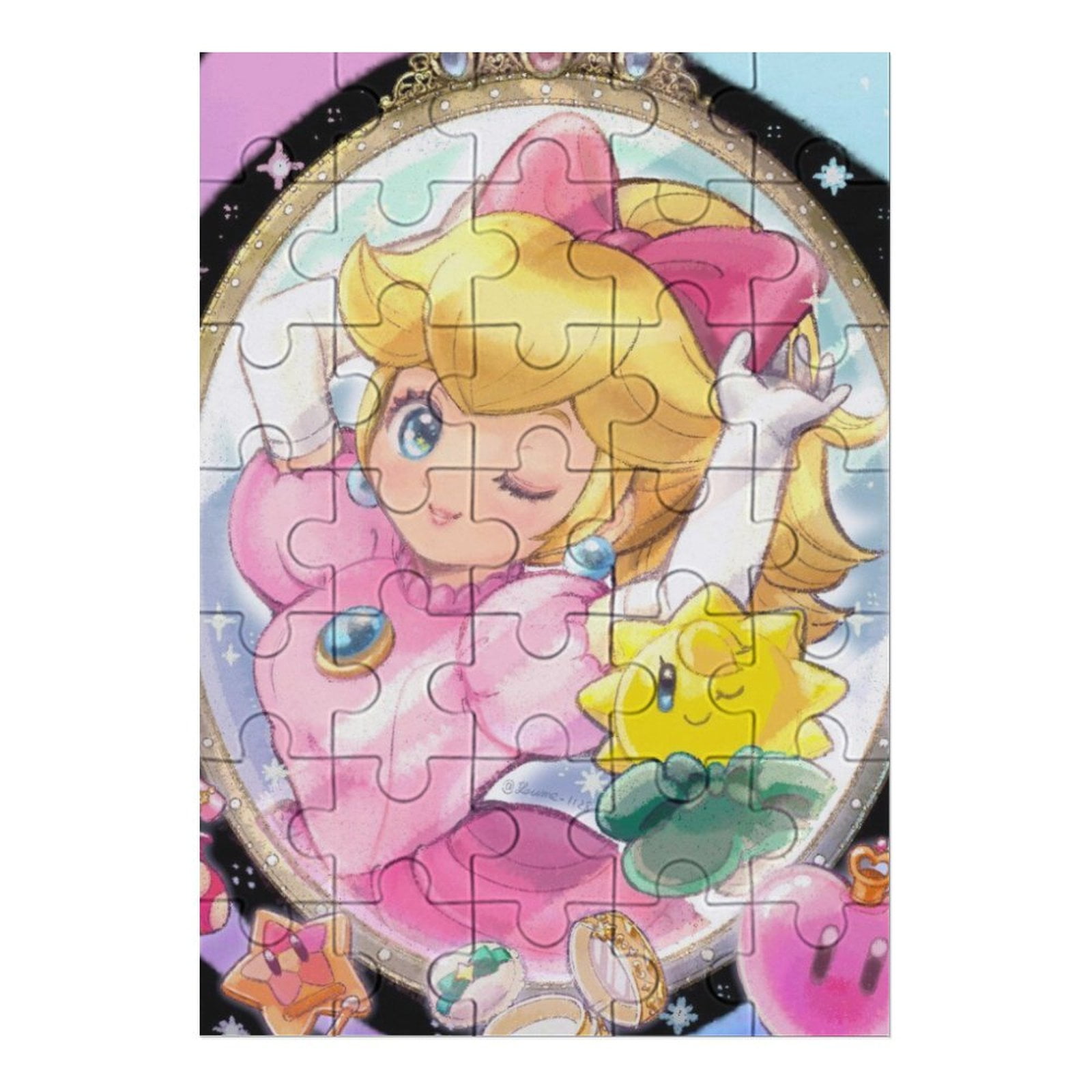 Children's Puzzle Puzzle -Mario Princess Peach Children's Puzzle ...