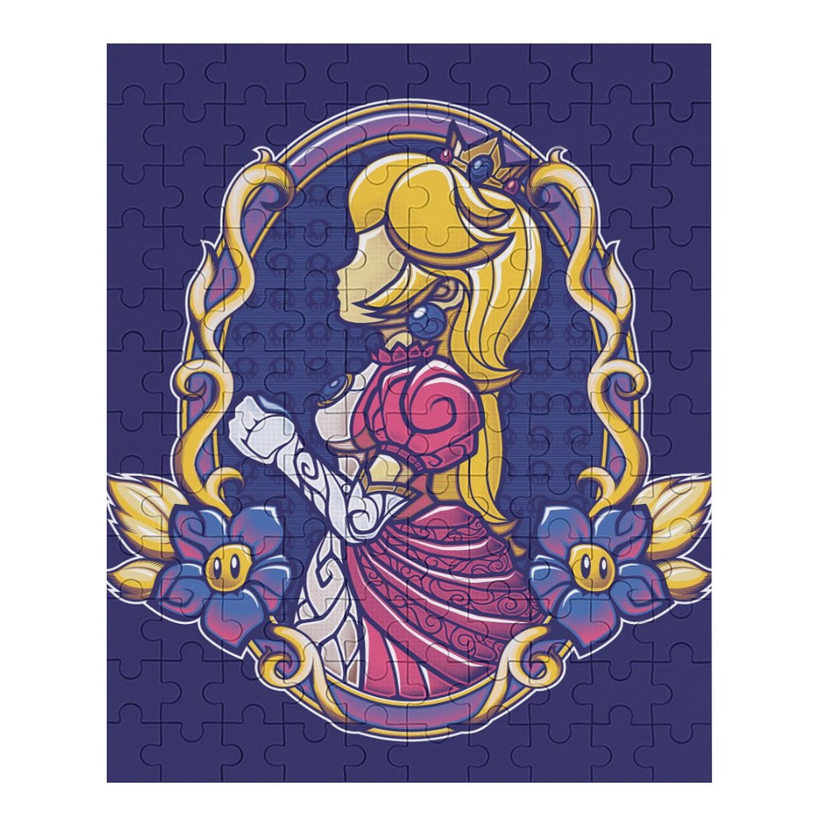 Children's Puzzle Puzzle -Mario Princess Peach Children's Puzzle ...