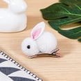 Children's Rabbit Hair Clips – Cute Plush Bunny Hair Accessories for ...