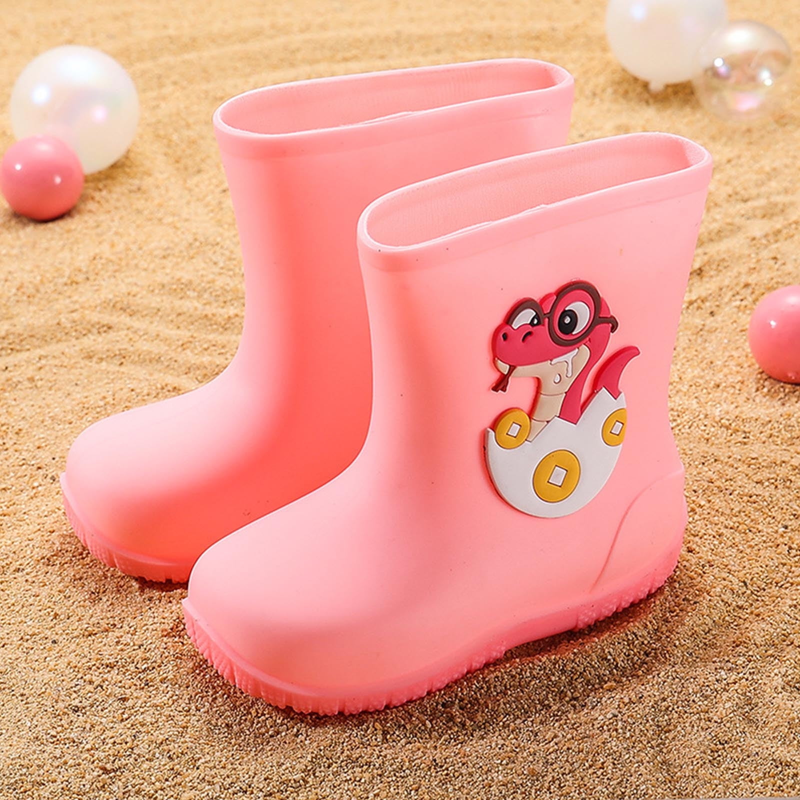 Children's Rain Boots With Print For Boys And Slip And Waterproof For ...