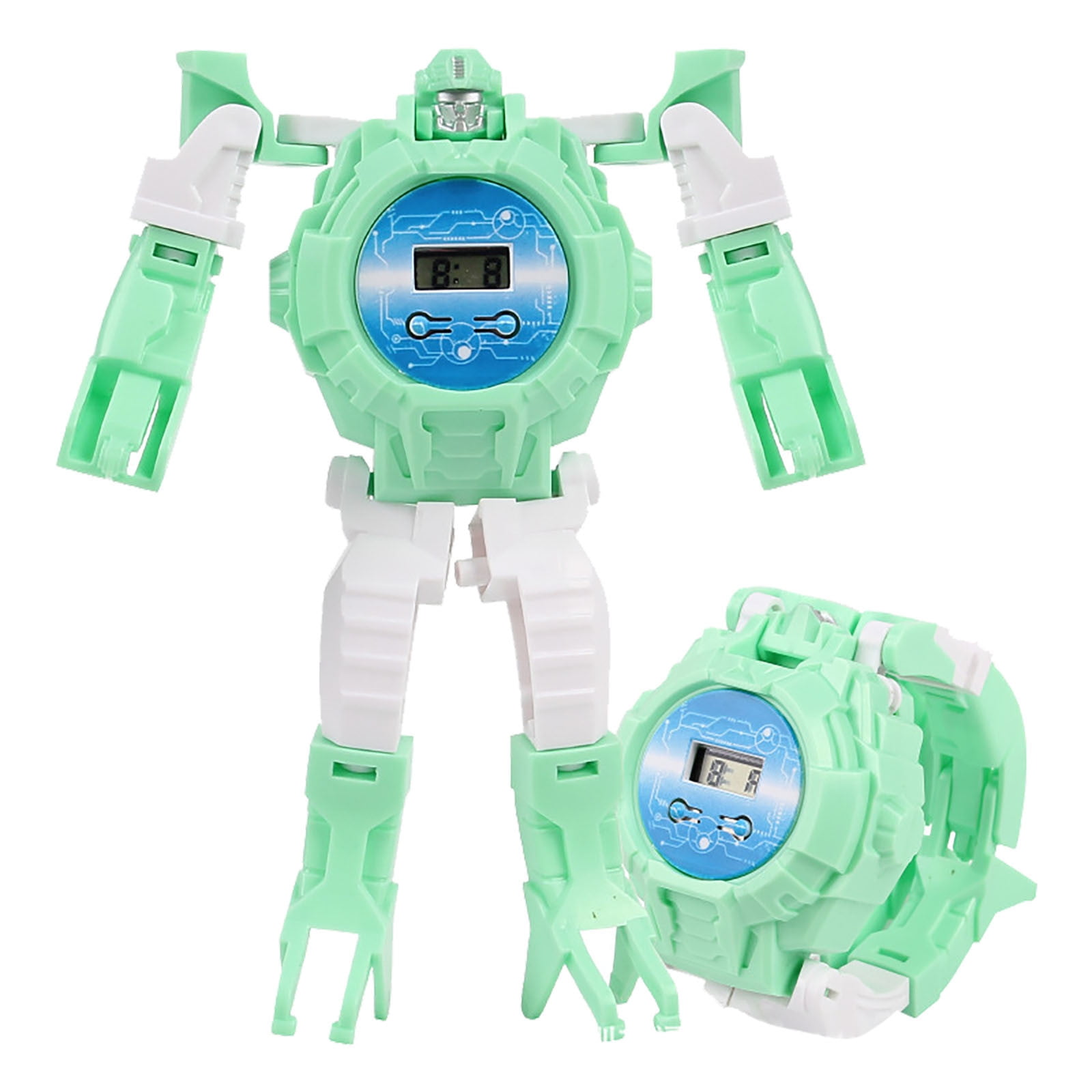 Children's Robot Deformation Watch Toy–2-in-1 Transforming Robot Watch ...