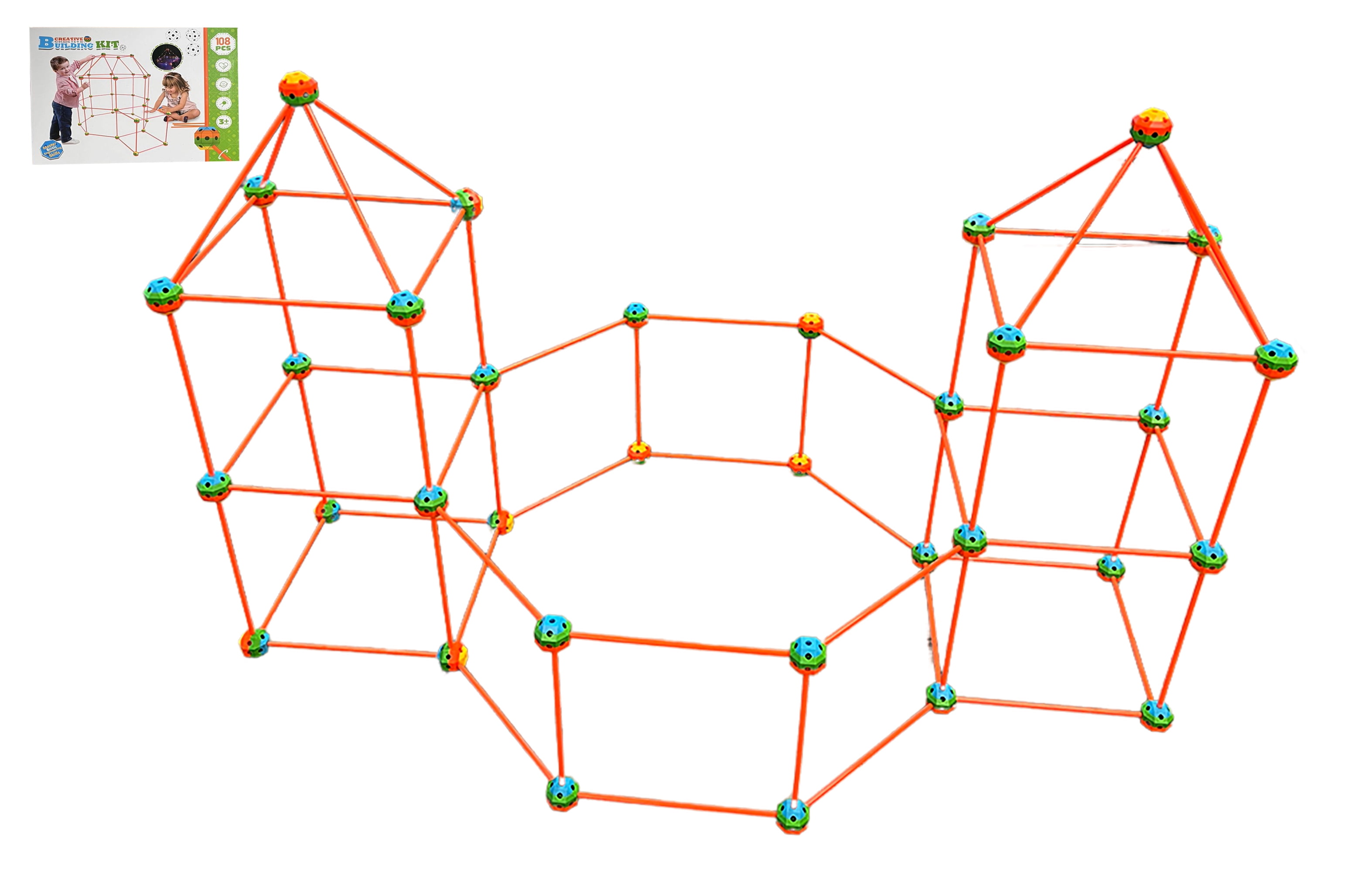 Children's Robust Building Kits - Fort Construction, DIY Puzzle ...