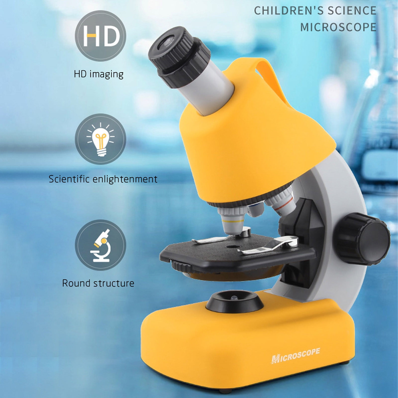 Children's Science Microscope, Portable, 1200 Times HD, Special For ...