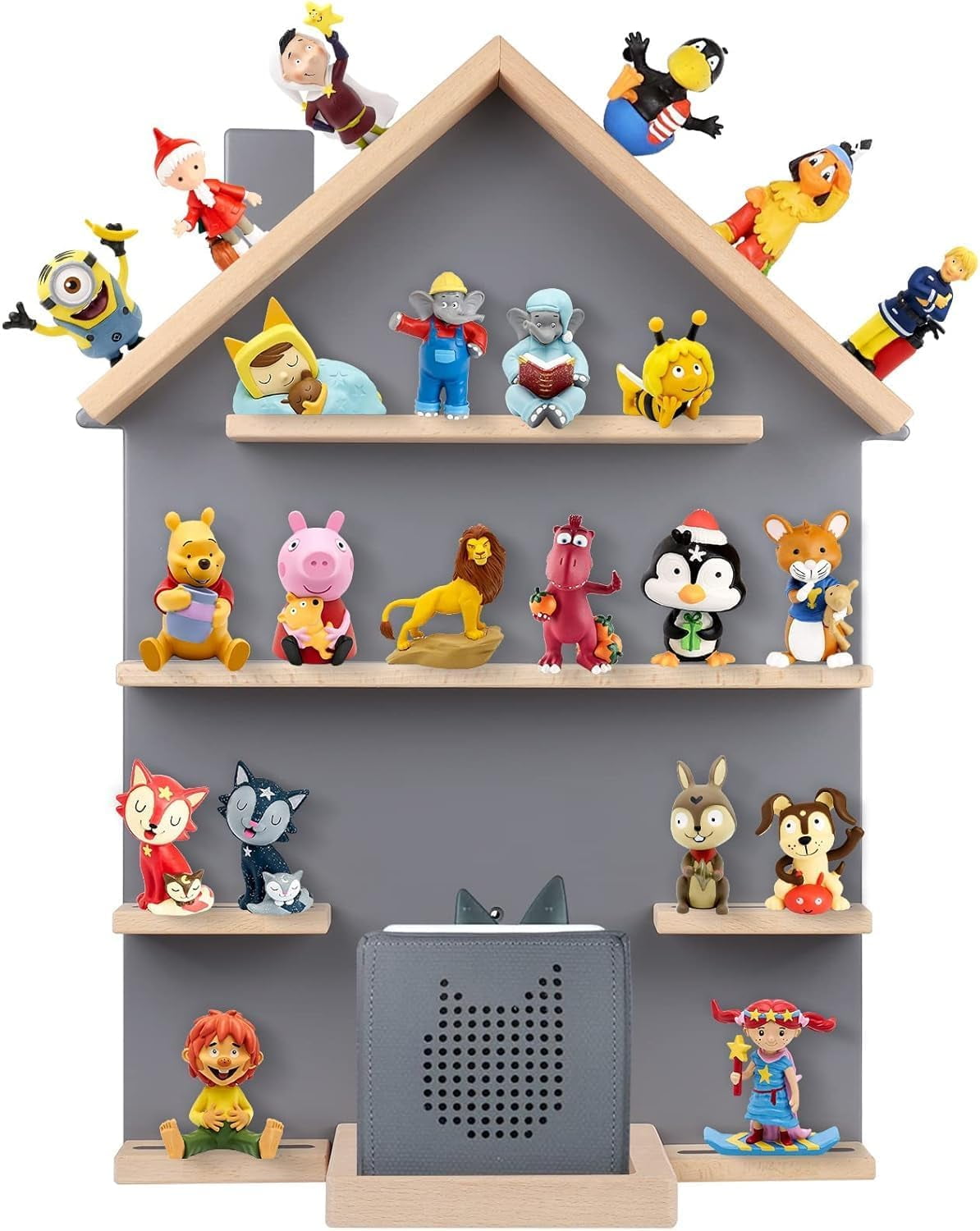 Children's Shelf Compatible with Toniebox and Tonies for Over 40 ...