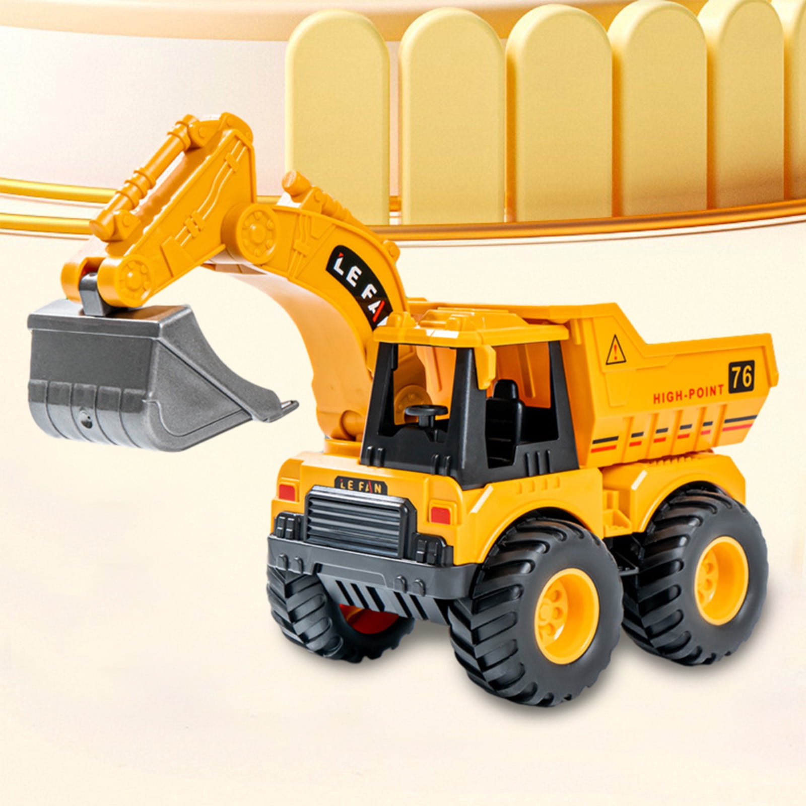 Children's Simulation Engineering Car Toy Construction Truck Realistic ...