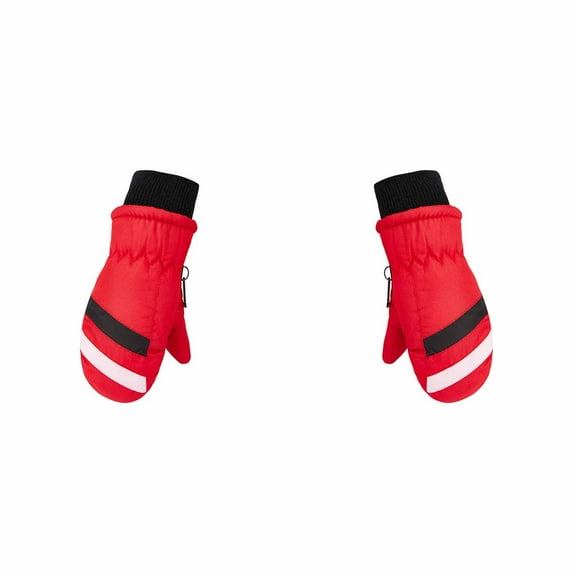Children's Ski Winter Insulation Outdoor Sports Warm Mittens Belt for ...