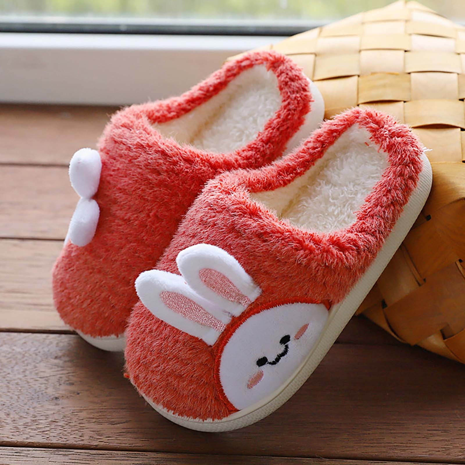 Children's Slippers Toddler Animal Slippers Warm Soft Comfortable Cute ...