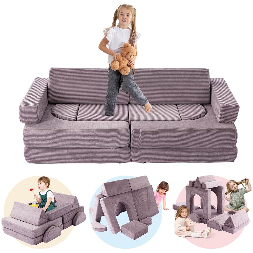 Children's Sofa Large Sofa, Modular Foam Sofa Floor Children's Soft ...