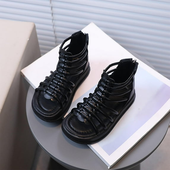 Children's Solid Color Soft Soled Sandals For Casual Wear Comfortable ...