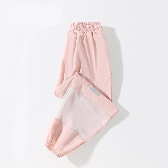 Children's Solid Color Thin Pants Loose Fitting And Ankle d Casual ...