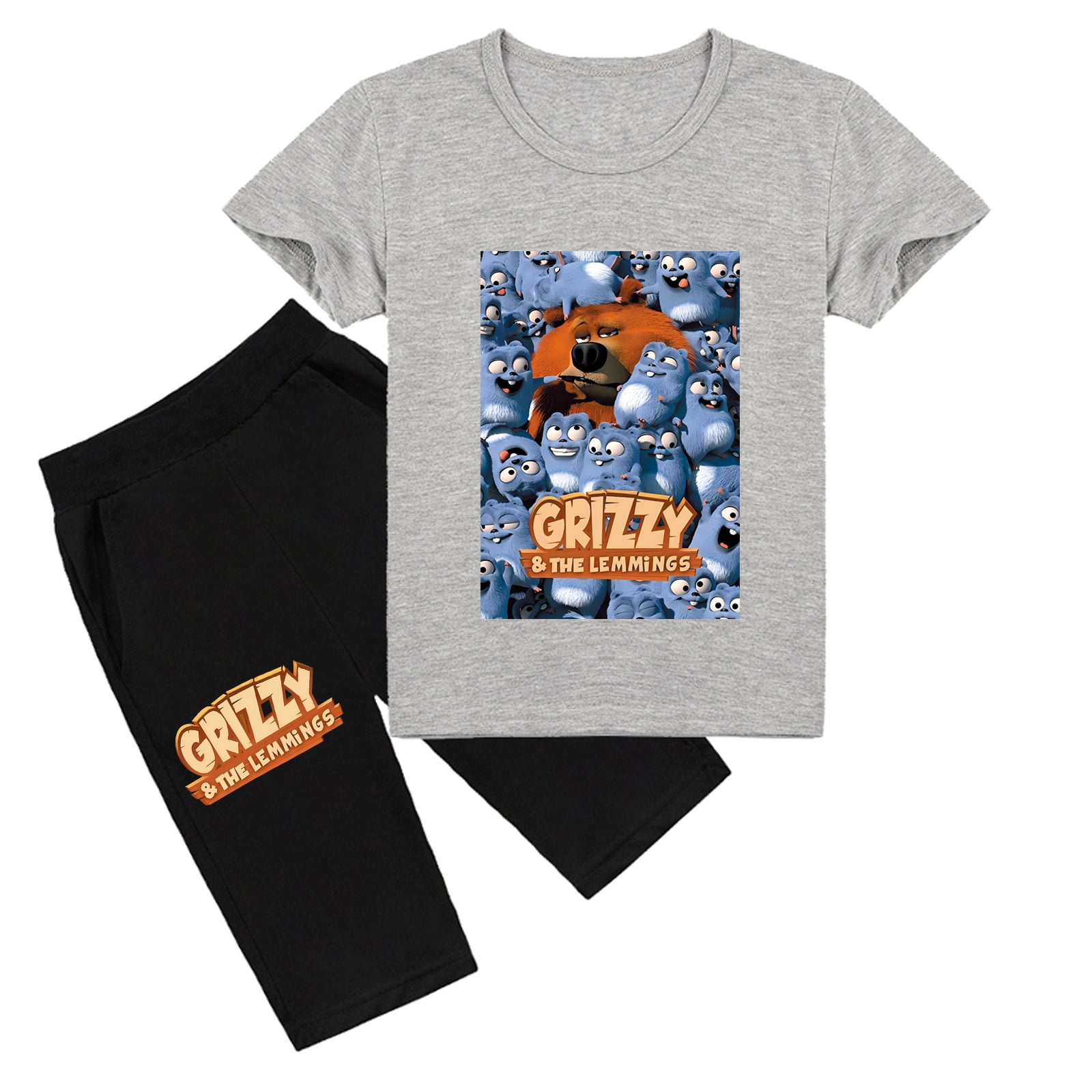 Children's Sporty Summer Wear: Grizzly And The Lemmings Cotton Short ...