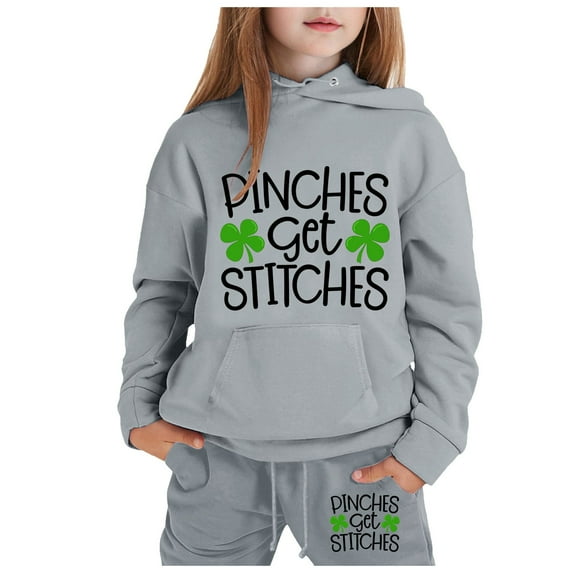 Children's St. Patrick's Day Matching Set, Pullover Hoodie with ...