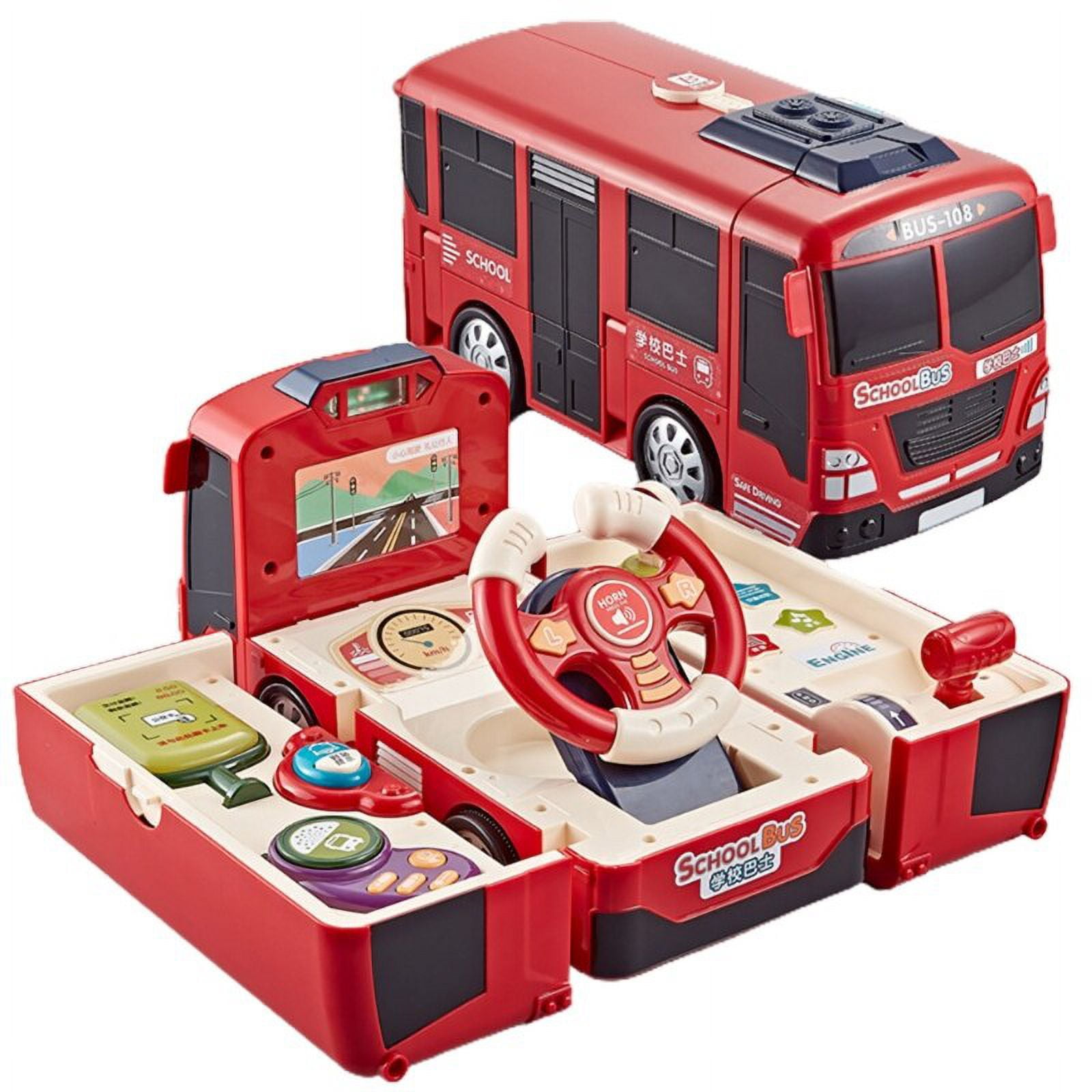 Children's Steering Wheel Bus Baby Puzzle Driving Steering Wheel Baby ...