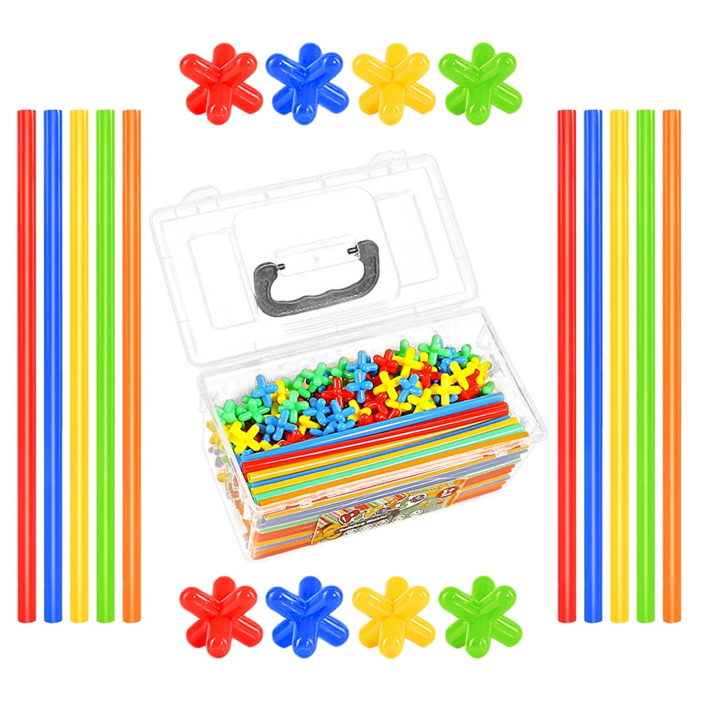 Children's Straw Building Blocks Toy Educational Construction Set for ...