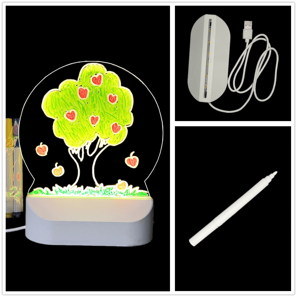 Children's Student Translucent Drawing Copy Board LED Hardened Acrylic ...