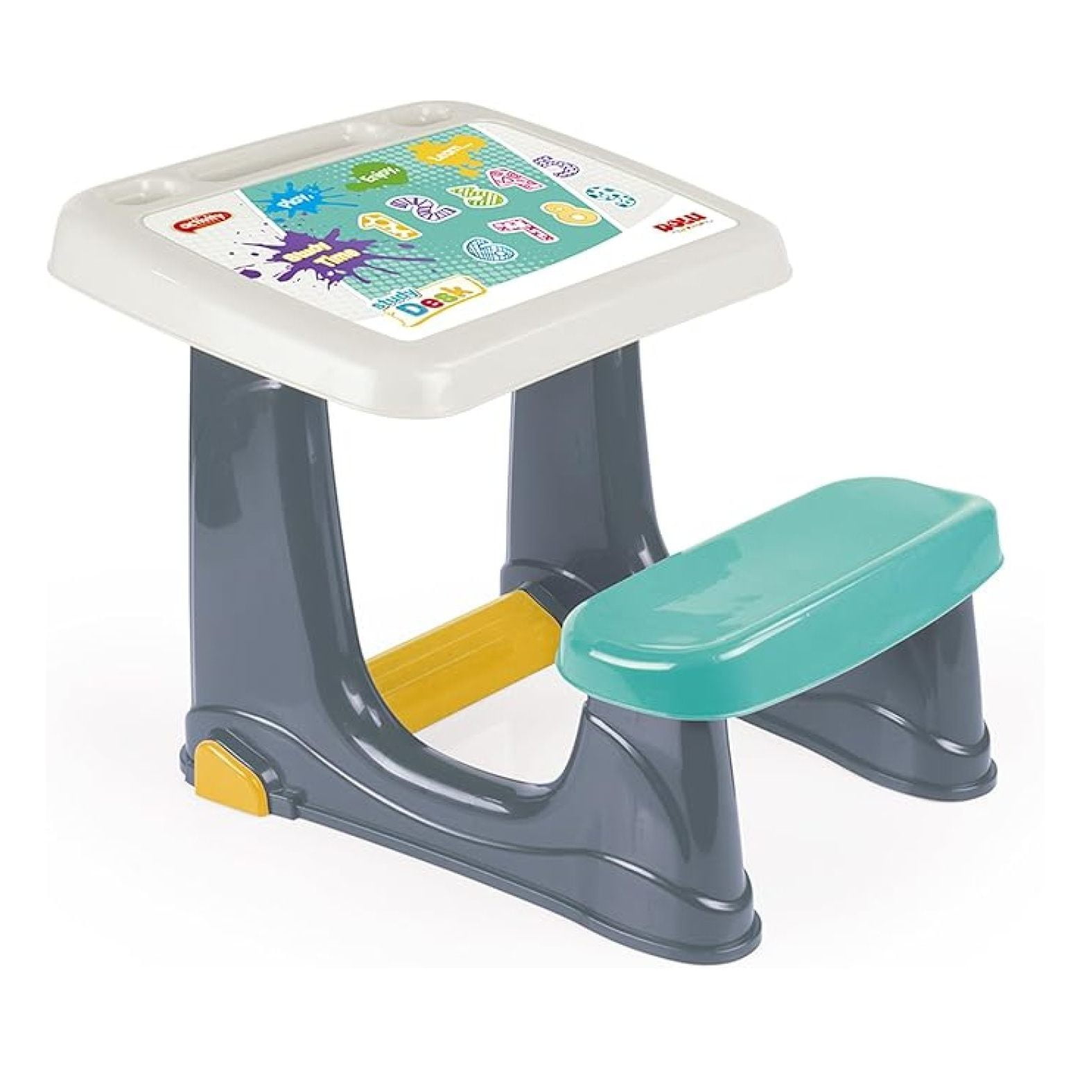 Children’s Study Desk Activity Table & Chair, Ergonomic Footrest ...