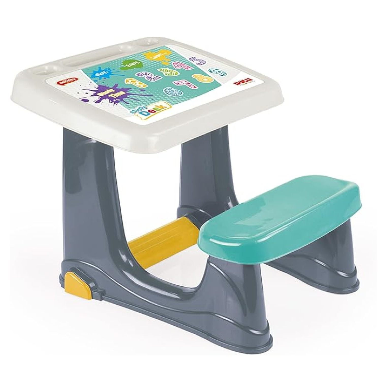 Children’s Study Desk Activity Table & Chair, Ergonomic Footrest ...