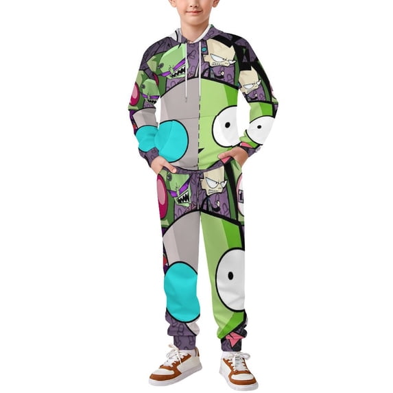 Children's Sweater Set Invader Zim Autumn And Winter Activewear Long ...