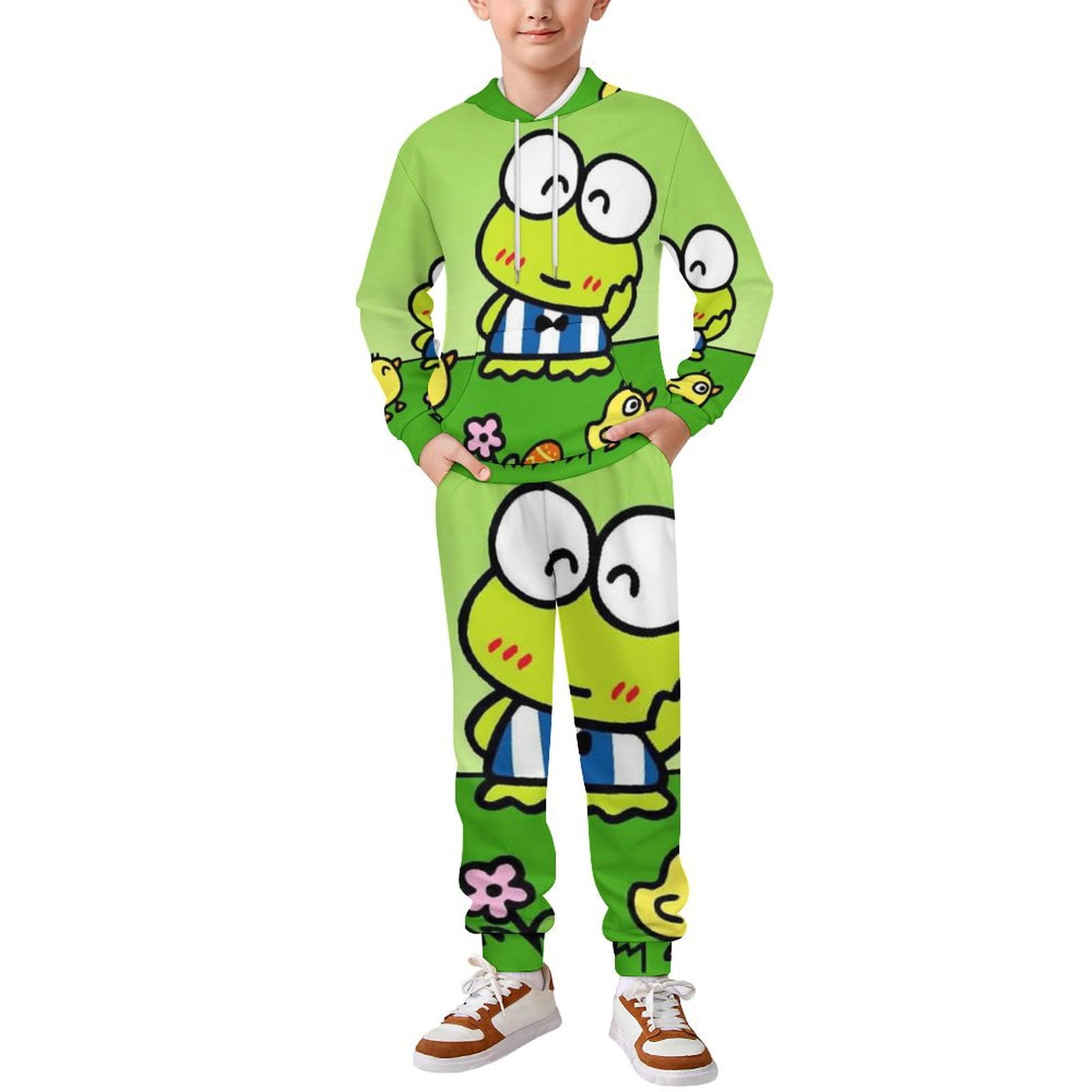 Children's Sweater Set Kero Kero Keroppi Autumn And Winter Activewear ...